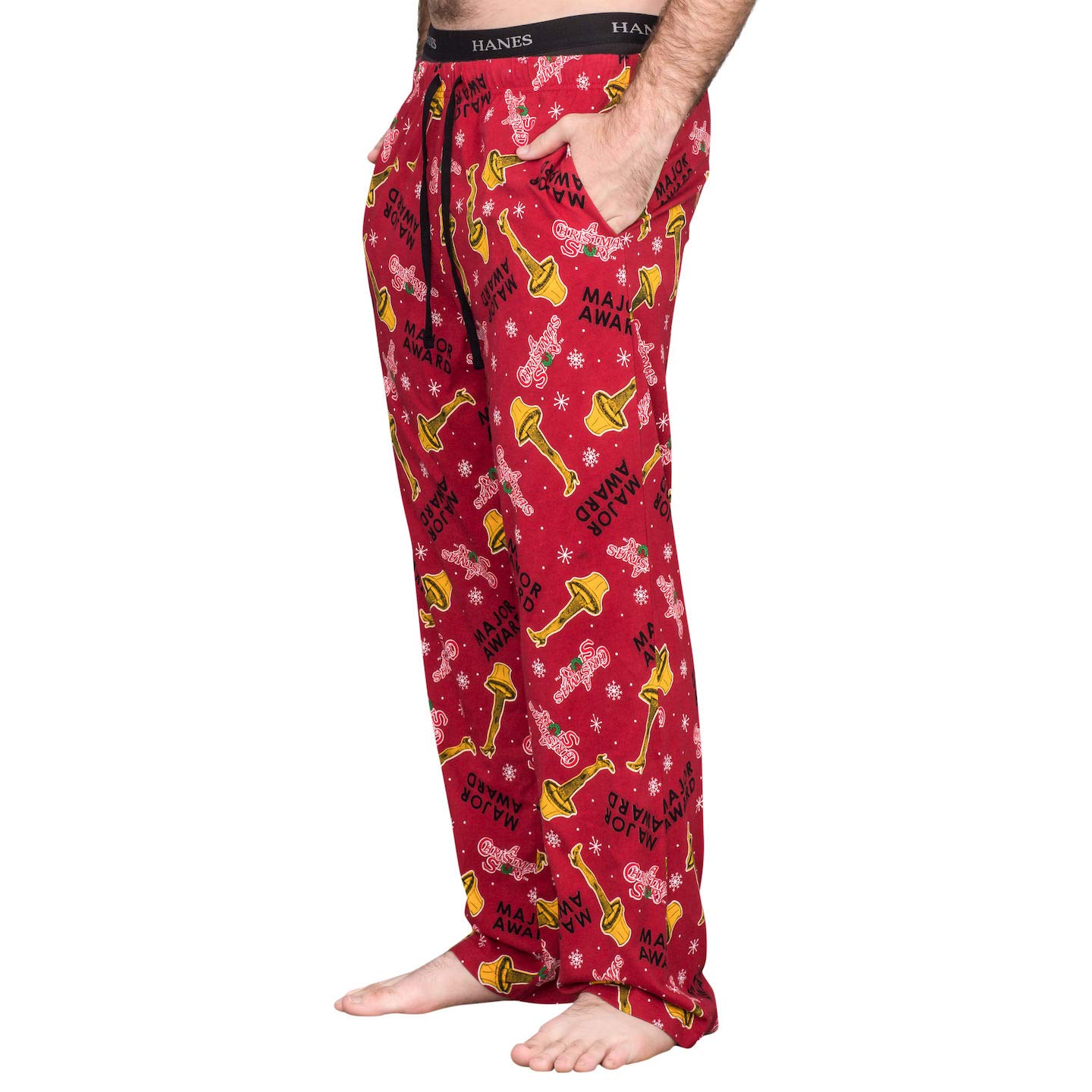 COCO BRANDS Major Award with Leg Lamp Lounge Pants - Xmas Lounge Pants - Christmas Pajama Pants