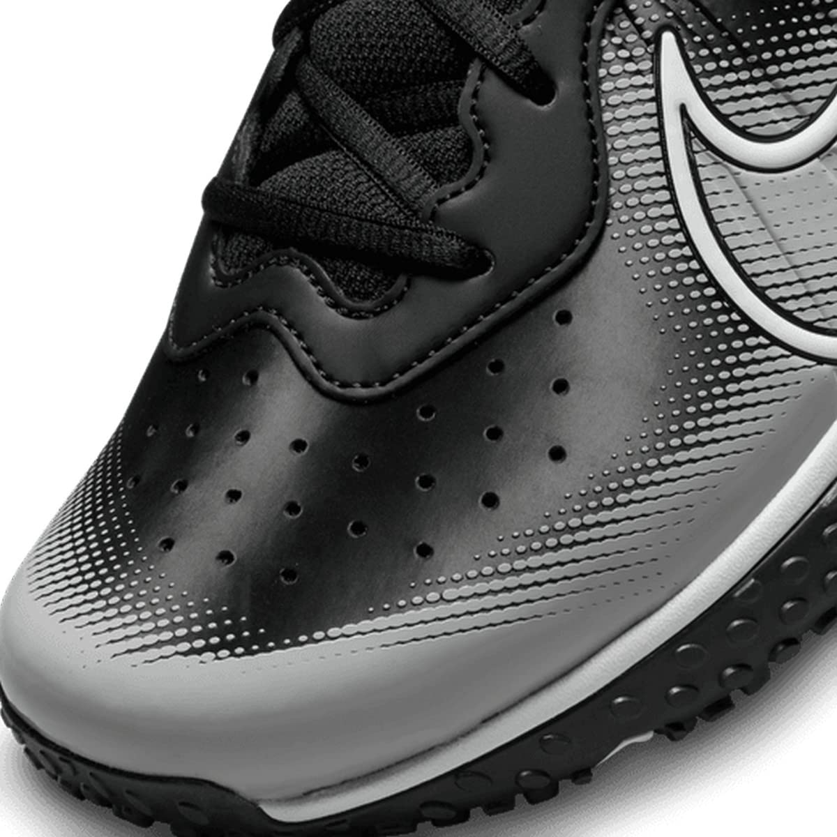 Nike mens Alpha Huarache Varsity 4 Baseball Turf nkDJ6518 Shoes, Black | Gray, 10