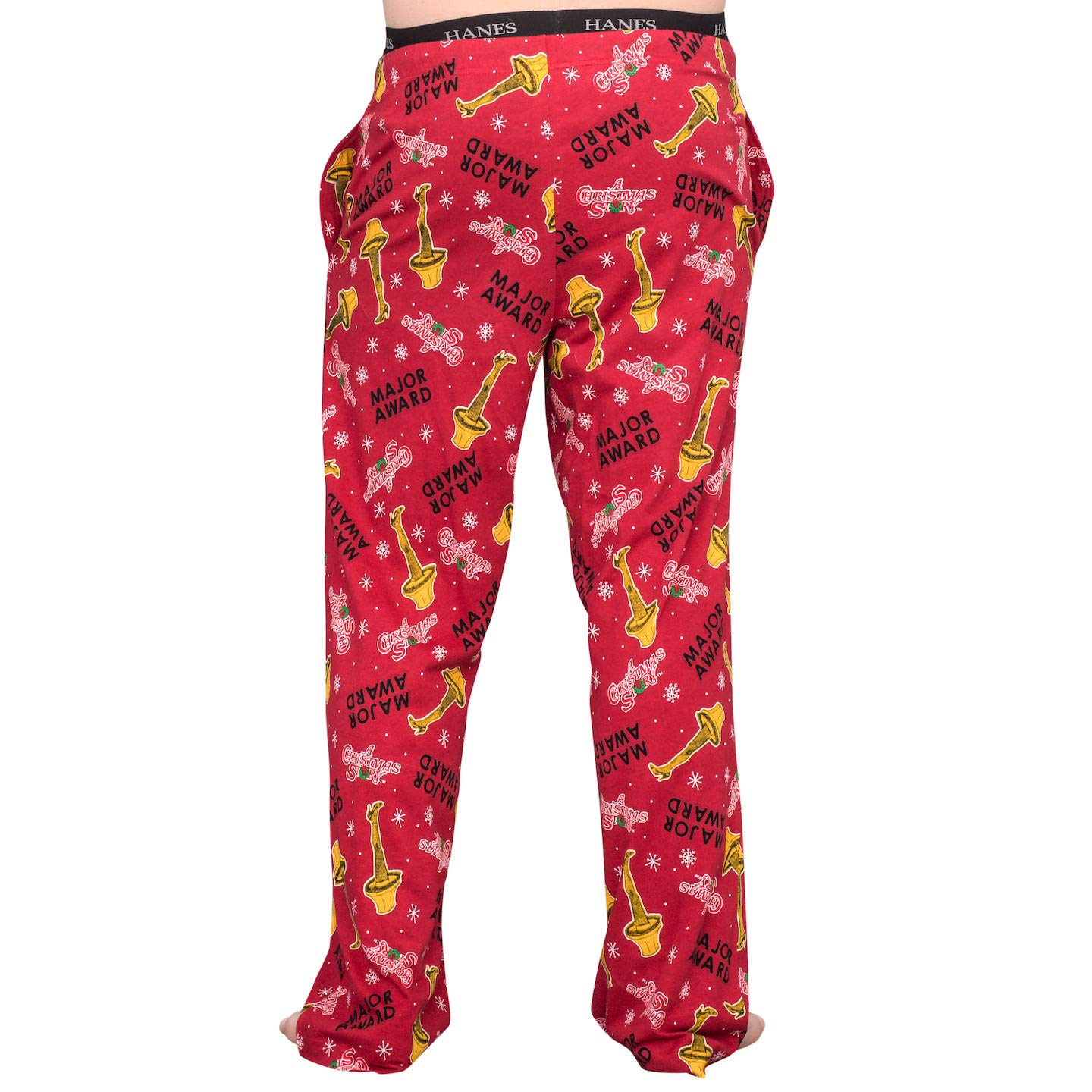 COCO BRANDS Major Award with Leg Lamp Lounge Pants - Xmas Lounge Pants - Christmas Pajama Pants