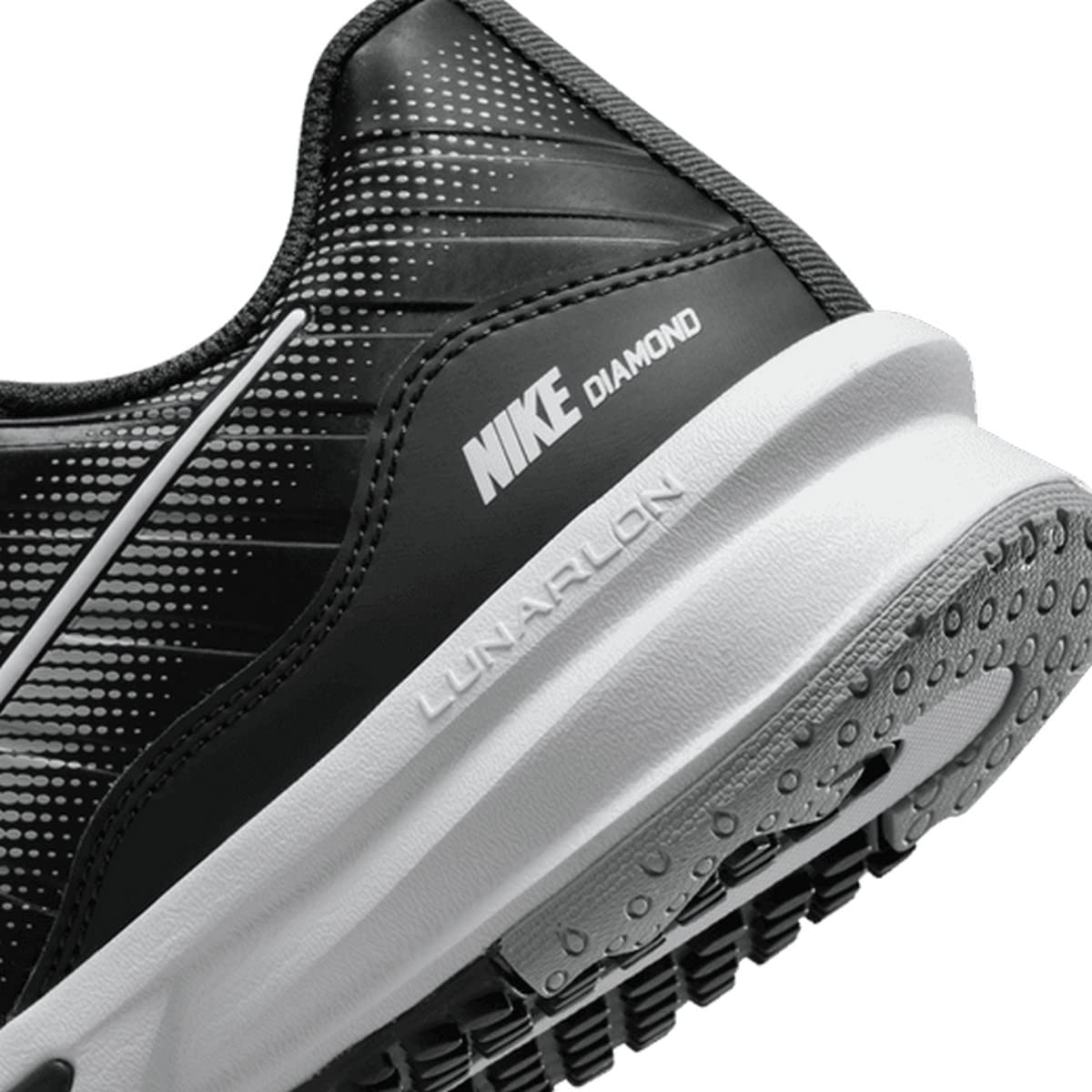 Nike mens Alpha Huarache Varsity 4 Baseball Turf nkDJ6518 Shoes, Black | Gray, 10