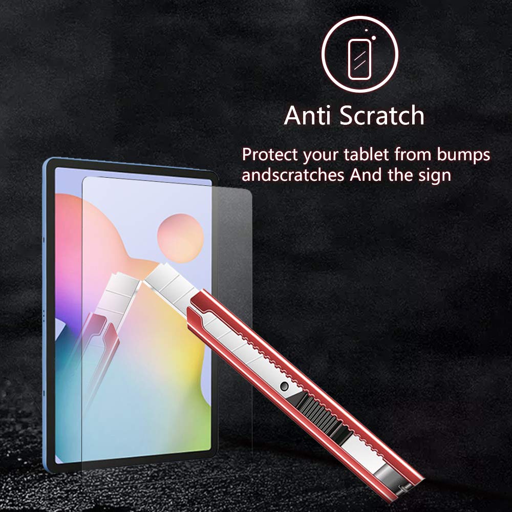 Doemoil For Samsung Galaxy Tab S9 / Tab S7 Screen Protector Glass 9H Hardness Anti-Scratch Anti-Fingerprint Glass Easy-Install Screen Protector Glass for Samsung Tab S9 S8 S7 11 inch Tablet (1 Pcs)