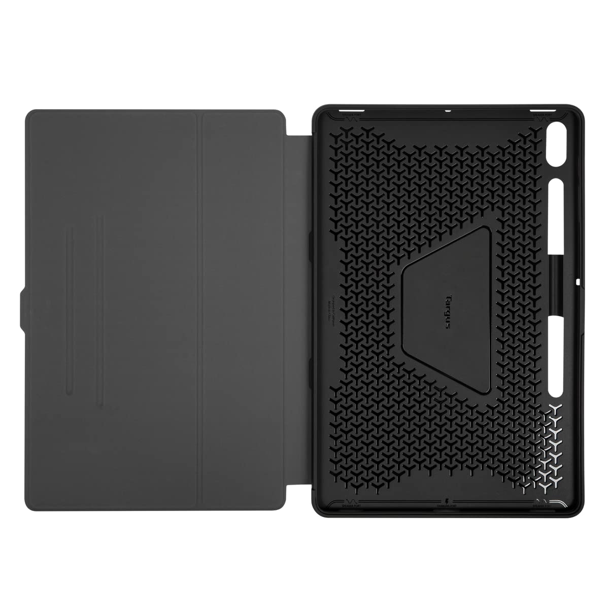Targus Click-in THZ904GL Carrying Case (Flip) for 12.4" Samsung Galaxy Tab S7+, Galaxy Tab S7+ Lite Tablet - Black