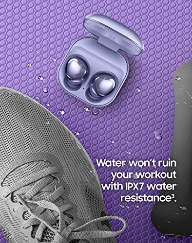 SAMSUNG Galaxy Buds Pro True Wireless Bluetooth Earbuds w/ Noise Cancelling, Charging Case, IPX7 Water Resistant, Long Battery Life, Touch Control, US Version, Phantom Violet