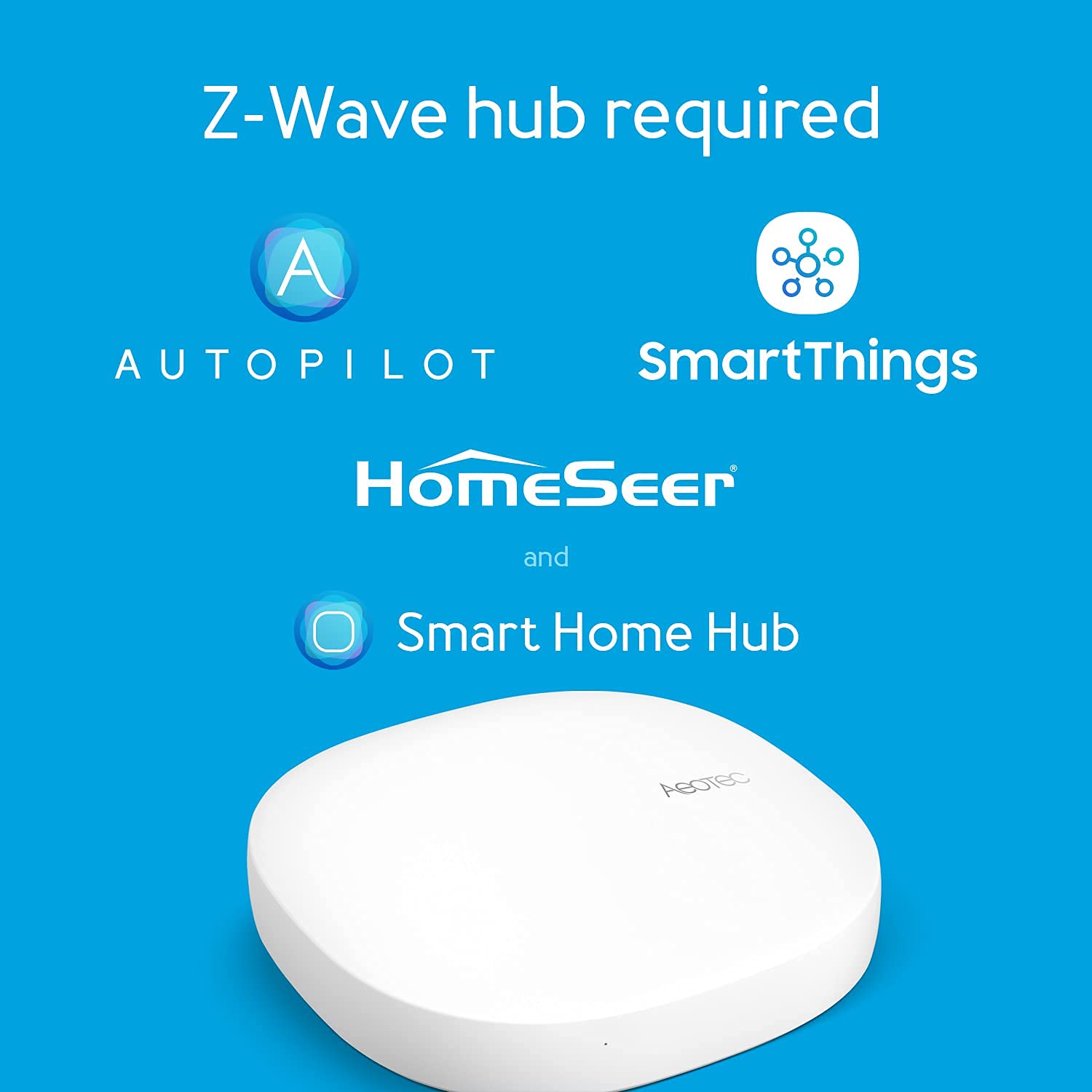 Zwave Wireless dimmer Switch, Aeotec WallMote 7, Remote Control/Scene Controller, Battery Powered, Z-Wave hub Required, Z-Wave Plus, illumino
