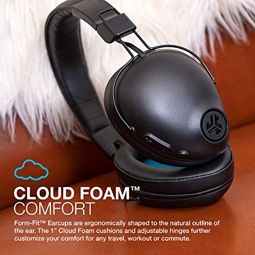 JLab Studio Pro Bluetooth Wireless Over-Ear Headphones | 50+ Hour Bluetooth 5 Playtime | EQ3 Sound | Ultra-Plush Faux Leather & Cloud Foam Cushions | Track and Volume Controls | Black