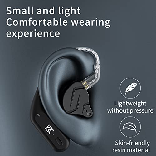 CCA KZ AZ09 Bluetooth 5.2 Module IEM Bluetooth Adapter Wireless Waterproof Ear Hook Extra Long Battery Life Bluetooth Cable for KZ ZS10 PRO/ZSN Pro X/ZSN PRO/ZSX/AS12/AS16/ZAX CRA/C12(C pin)
