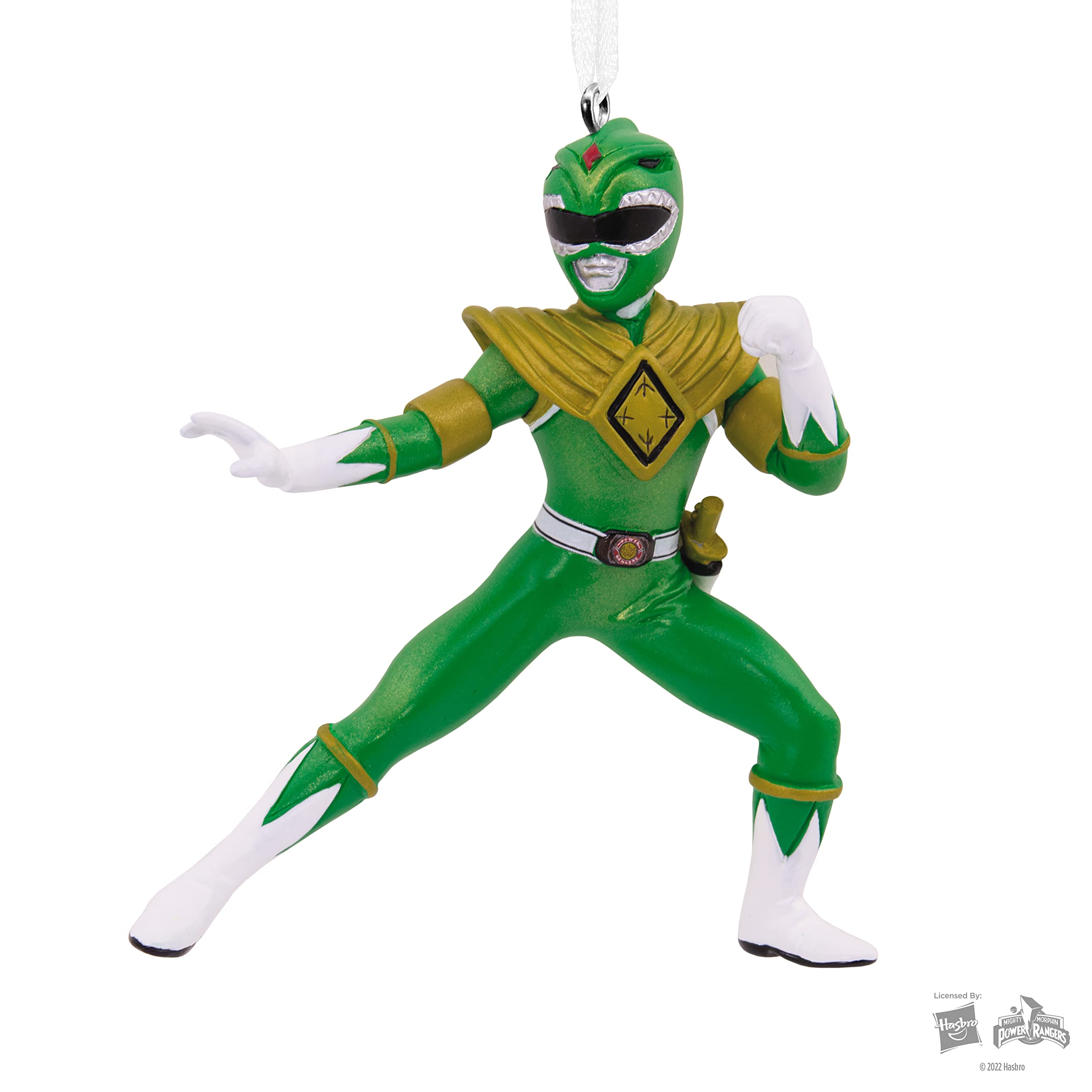 Hallmark Hasbro Power Rangers Green Ranger Christmas Ornament