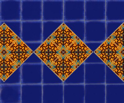 2x2 36 pcs Comala Talavera Mexican Tile