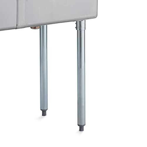 ROCKPOINT 2 Compartment Stainless Steel Commercial Kitchen Prep & Utility Sink, Silver 41"Wx23.3"Dx41.9"H