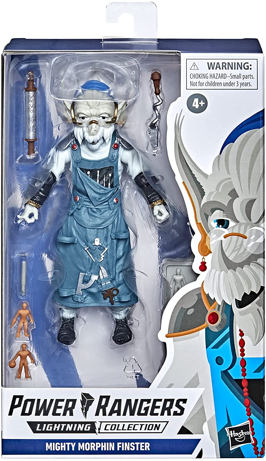 Power Rangers Lightning Collection Mighty Morphin Finster 6-Inch Premium Collectible Action Figure Toy with Classic MMPR-Inspired Accessories (Amazon Exclusive)