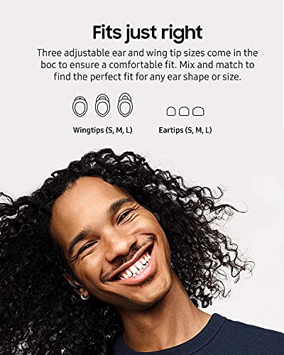 SAMSUNG Galaxy Buds+ Plus R175, True Wireless Earbuds Bluetooth 5.0 Wireless Charging Case, 10W Fast Wireless Qi Charging Pad Black β US Version (Renewed)