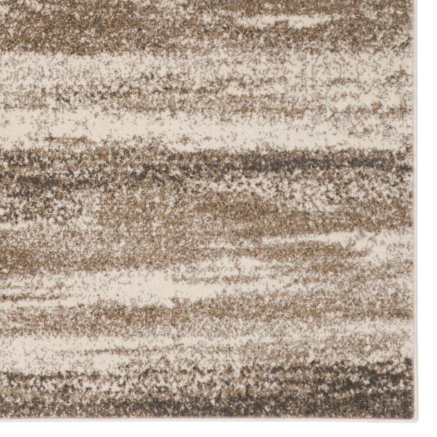 LUXE WEAVERS Lagos Collection 7501 Beige 8x10 Abstract Area Rug