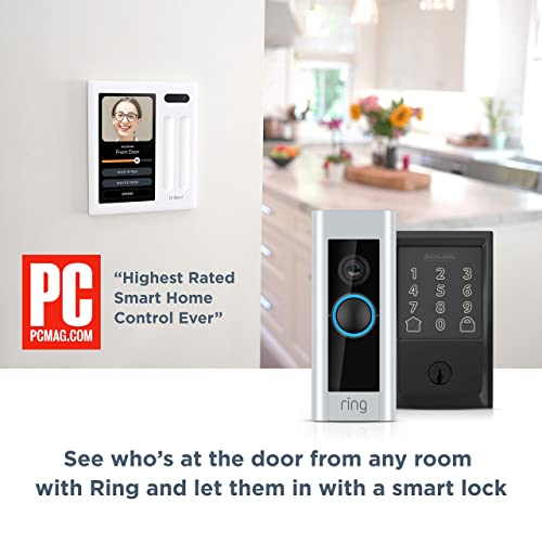 Brilliant Smart Home Control (2-Switch Panel) β Alexa Built-In & Compatible with Ring, Sonos, Hue, Google Nest, Wemo, SmartThings, Apple HomeKit β In-Wall Touchscreen Control for Lights, Music, & More