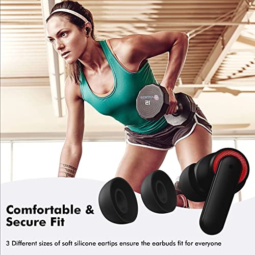 Bluetooth 5.3 Headphones for Samsung Z Fold 4 Flip 3 True Wireless Earbuds Stereo Sound Noise-canceling in-Ear Earphones Mic for iPhone 14 Pro Max 13 12 Galaxy S23 S22 S21 S20 iPad 10 Air Pixel 7 Pro