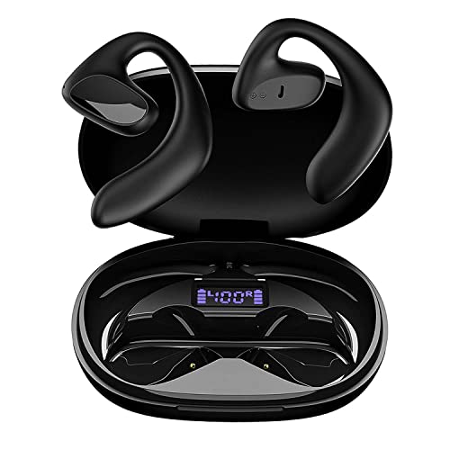 Luisport Open Ear Bluetooth Headphones Wireless Earbuds Bluetooth Earbuds Bluetooth Headphones Wireless Headphones Bluetooth Earphones Wireless Earphones(S900-Black)