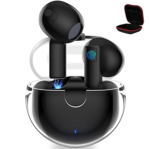 Wireless Earbuds for Galaxy S22 Ultra, HGCXING Noise Cancelling Touch Control Sweatproof True TWS Headphones Bluetooth 5.3 HiFi Stereo Earphone with Mic Headset for iPhone 13 Pro Samsung S21 FE Z Flip
