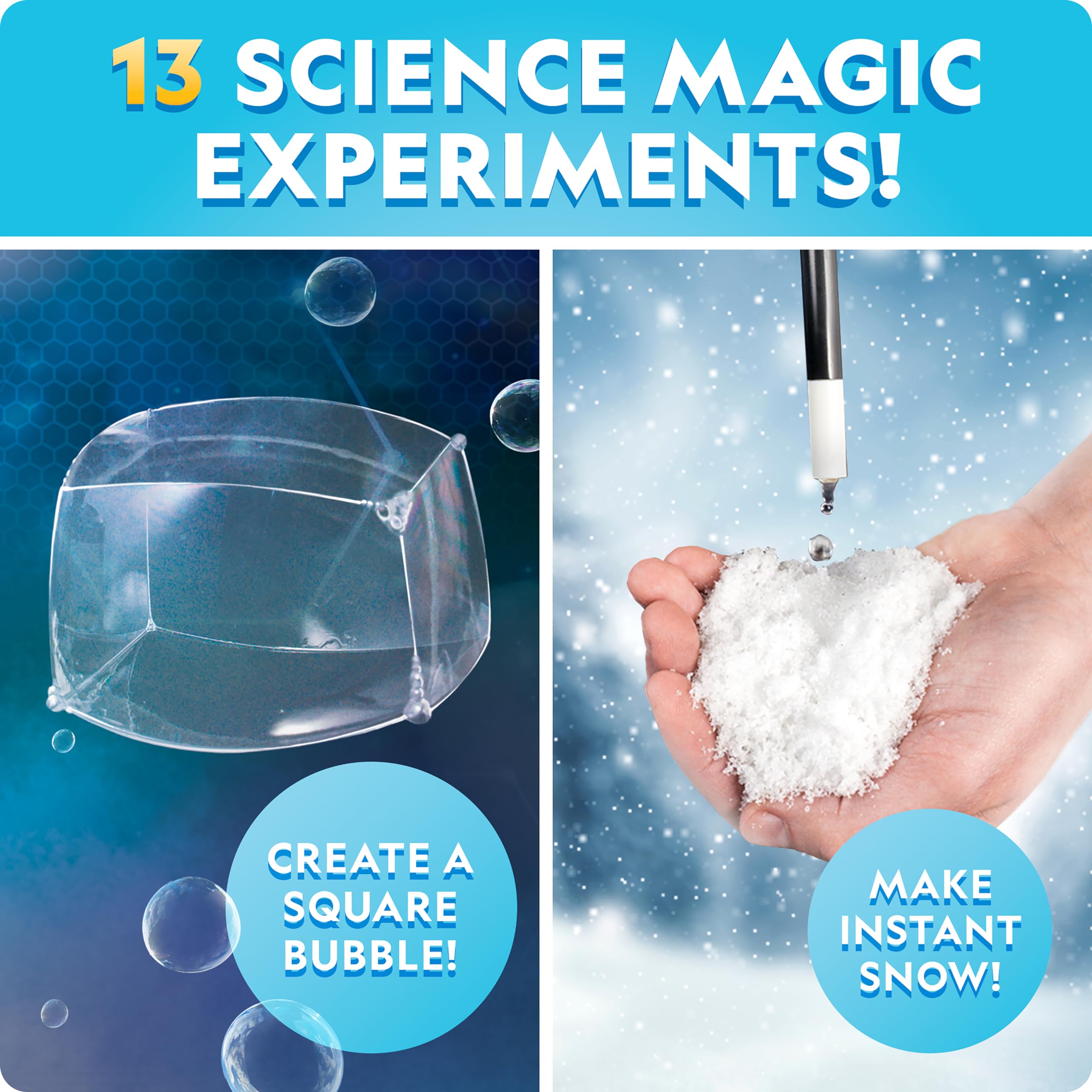 NATIONAL GEOGRAPHIC Mega Science Lab - Science Kit Bundle Pack with 75 Easy Experiments, Featuring Earth Science, Chemistry, and Science Magic Activities for Kids