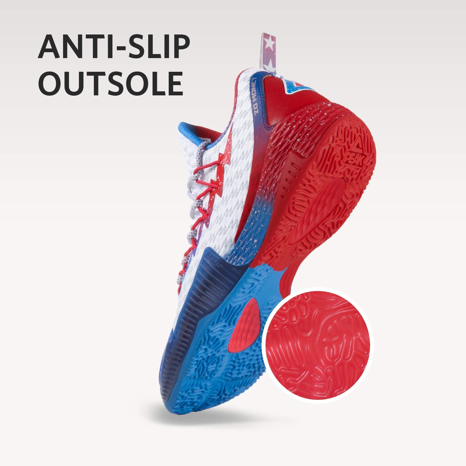 PEAK Men's Basketball Shoes Lightning Sport Shoes for Basketball, Running, Walking