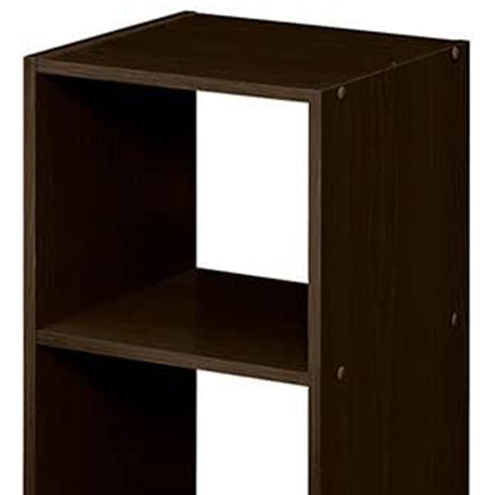 ClosetMaid 895600 Decorative Home Stackable 2-Cube Organizer Storage 31-Inch, Espresso (2 Pack)