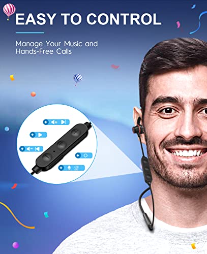 Tecno B1 Bluetooth Headphones, Bluetooth Earbuds Wireless with 38Hrs Playtime, Wireless Bluetooth Headphones for Sports, Sweatproof & IPX5 Waterproof Wireless Headphones(Black)