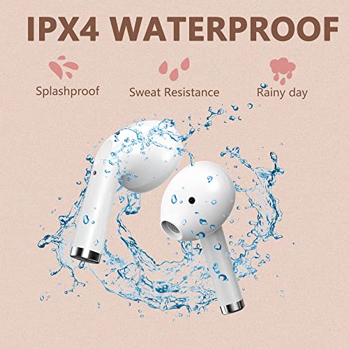 Bluetooth Headphones True Wireless Earbuds 30H Playtime LED Display in-Ear Headphones with Wireless Charging Case Waterproof Ear Buds with Microphone Earphones for iPhone Samsung Android Laptop Sports
