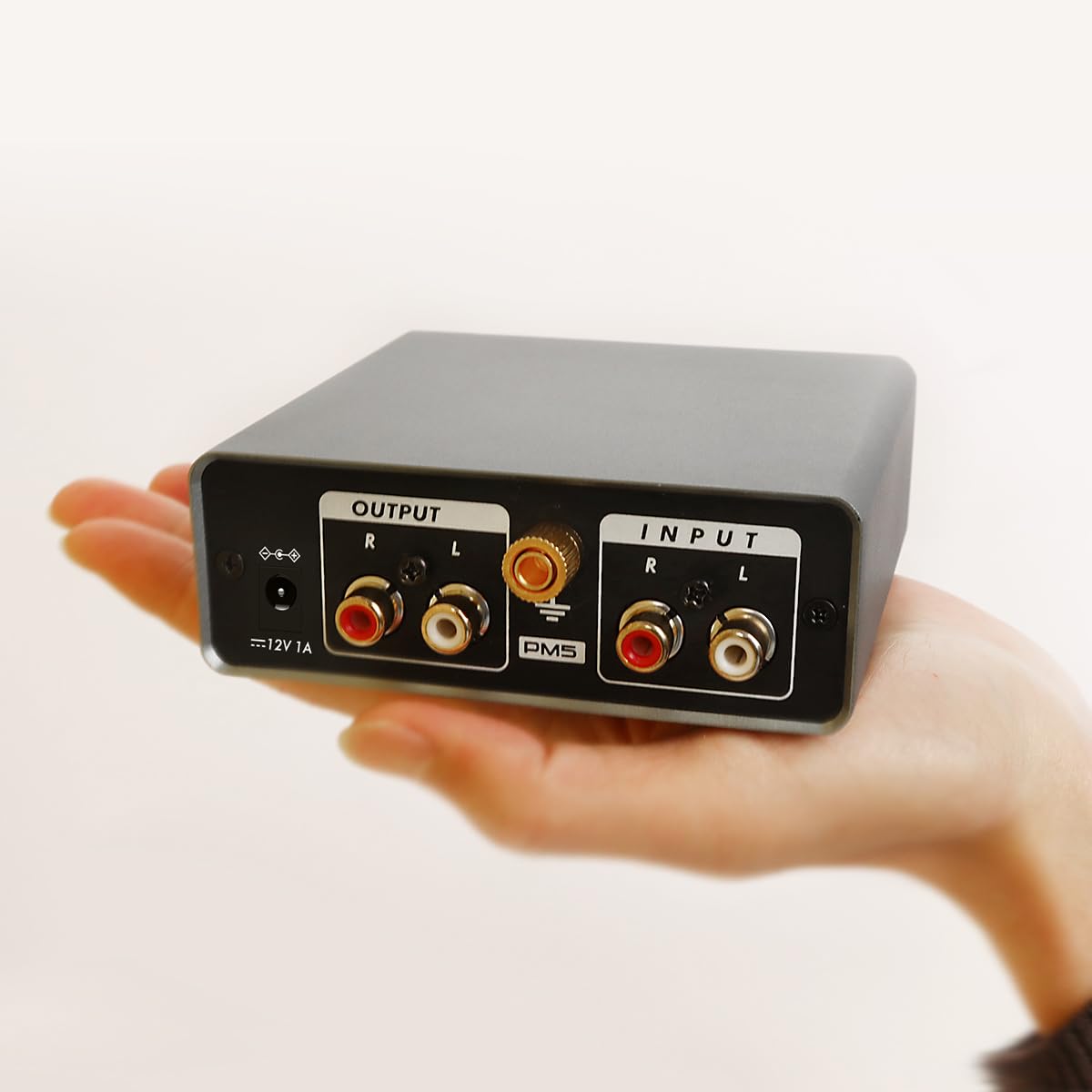 MANAYO Phono Preamp, Professional Mini Preamp for Turntable/Vinyl Record Player. Stereo Phonograph preamplifier Designed with RCA Input/Output, Headphone Jack, Adjustable Volume and gain