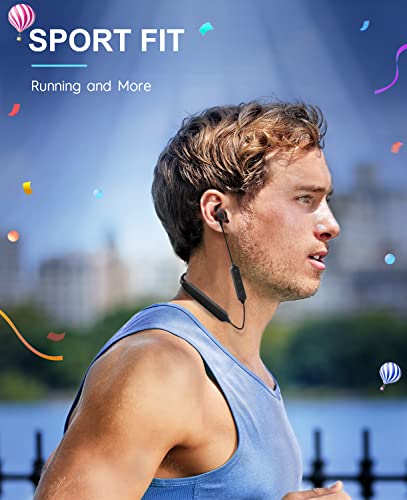 Tecno B1 Bluetooth Headphones, Bluetooth Earbuds Wireless with 38Hrs Playtime, Wireless Bluetooth Headphones for Sports, Sweatproof & IPX5 Waterproof Wireless Headphones(Black)