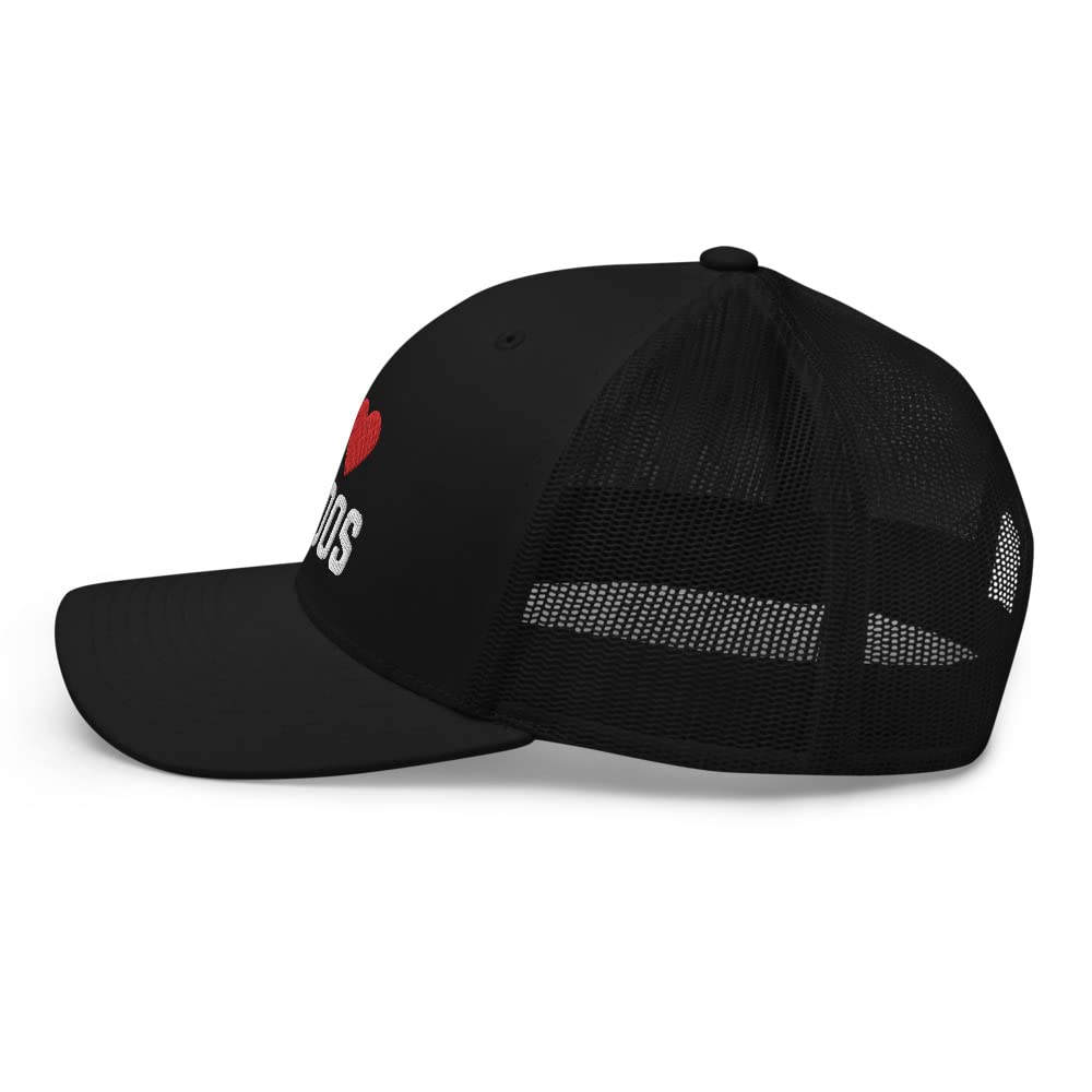 I Love Dildos - Trucker Hat, Offensive Gifts, Funny Quote Hats, Funny Sayings Womens Humor Joke Sarcasm LGBT Black