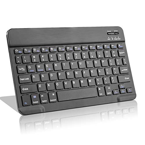 Samsung Galaxy Tab S7/S8/S9 Wireless Keyboard,Universal Slim Portable Bluetooth Keyboard Compatible with Samsung Galaxy Tab S7/S8/S9 Keyboard with Built in Rechargeable Battery,Black