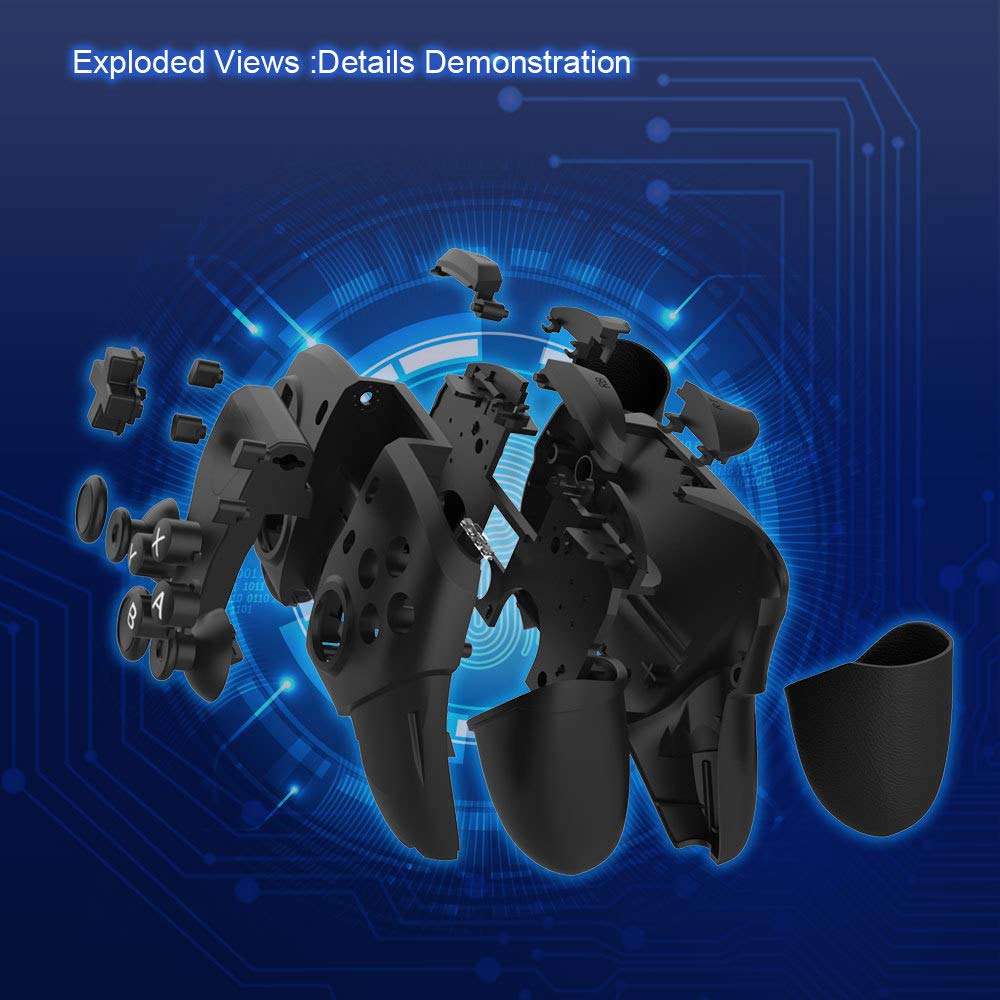 Megadream Wireless Game Controller for Android Phone Tablet, Wireless Key Mapping Gamepad Joystick Phone Holder Trigger Perfect for PUBG & Fotnite & More, Samsung Galaxy HTC LG Other Phone