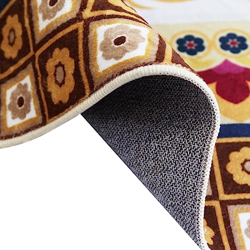 Matace ,8x10 Feet Rectangle, Area Rug, Soft, Durable, Stain Resistant, Distressed, Low Pile, Non-Shedding, Easy Clean, Printed, Living Room Rug,Bedroom Rug, Dining room rug