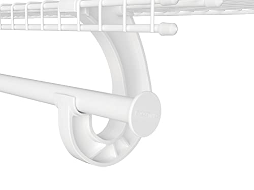 ClosetMaid 20810 SuperSlide Hang Rod End Caps, 200-Pack, White, 200 Piece