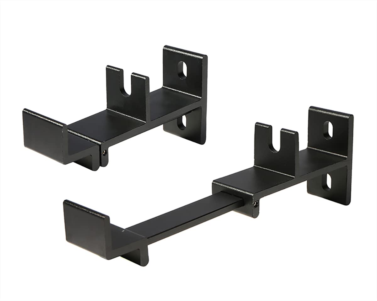 EXCEL LIFE Adjustable Soundbar Wall Mount, Universal Sound Bar Bracket for Mounting Under TV, Compatible with SONOS Samsung LG VIZIO Bose ROKU Soundbar, Black