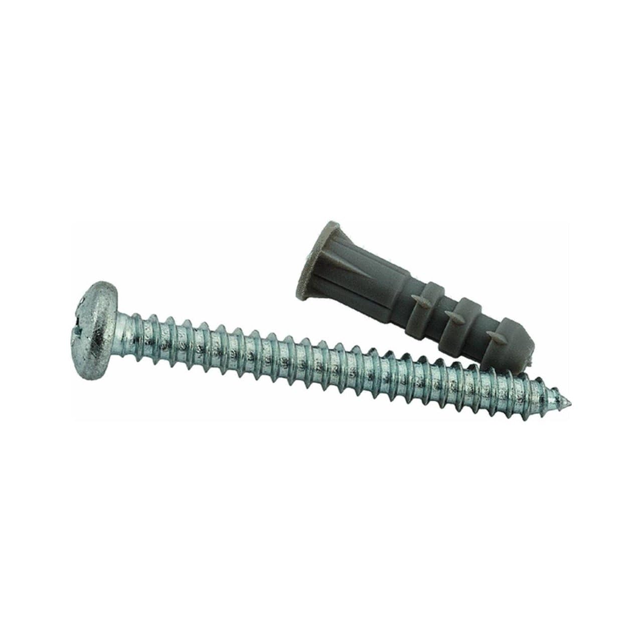 ClosetMaid ShelfTrack 2876 Mounting Hardware, Steel, White