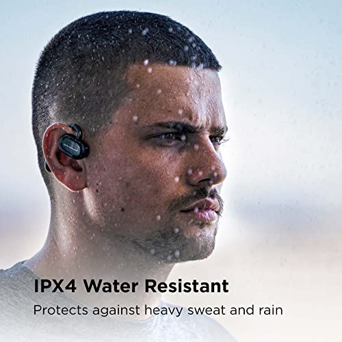 OPN Sound-Aria Open Ear Headphones - Bluetooth Wireless Headset - Upgraded Stereo Dual Noise Cancelling - 8 Hours Playtime - Long-Term Comfort for Sports/Workout - Black