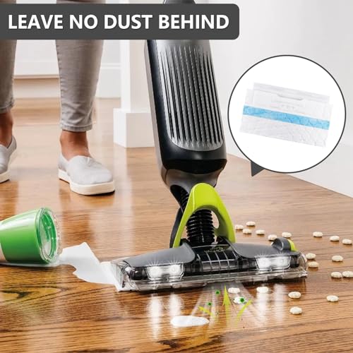 APROPHIC 10 Count Disposable Vacmop Pad for Shark VM252 VM251 VM250 VM200 VM190 Vacuum Mop Pad Refills Compatible with Shark