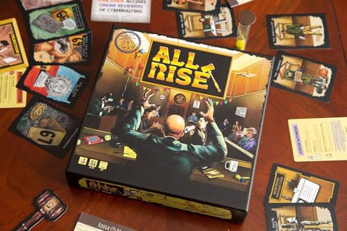 All Rise Board Game - The Ridiculous Game of Off-The-Cuff Storytelling and Courtroom Debate!