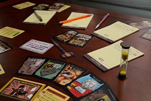 All Rise Board Game - The Ridiculous Game of Off-The-Cuff Storytelling and Courtroom Debate!