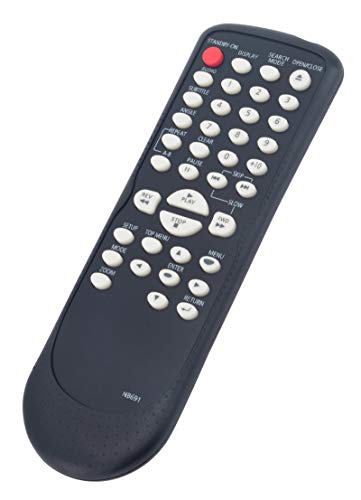 NB691UD Replaced Remote fit for MAGNAVOX DVD MDV2300/F7 MDV2300 MDV2400/F7 MDV3400/F7 DP100HH8 DP100MW8B DP100MW8BB DP100MW8BA DP100MW8BB DP100FX4 DP100FX4A DP170FX4 MDV2100/F7
