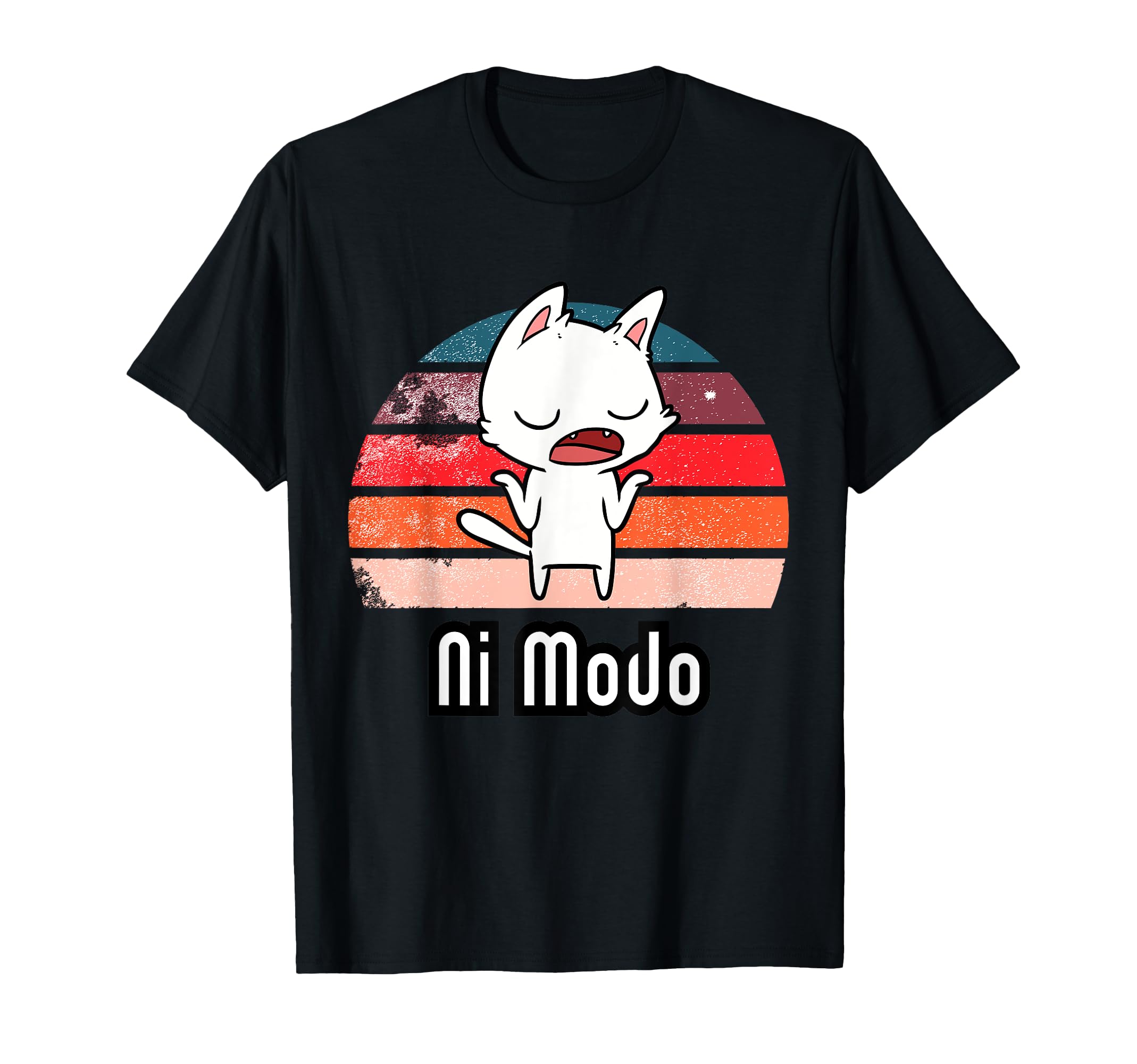 Ni Modo Shrugging Cat T-Shirt
