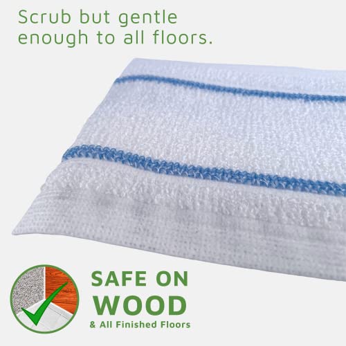 Flammi Semi-Disposable Microfiber Mop Pads Compatible with Shark S3101 S3250 S3251 SK410 SK435CO SK460 SK140 SK141 S1000 S1000A, 12 Pack