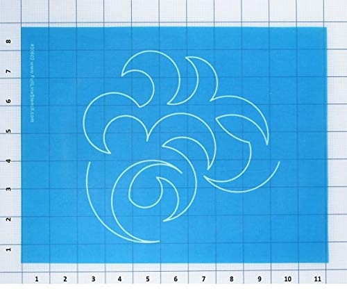 Hancy Creations 30602 Overall Swirl Full Line Stencils