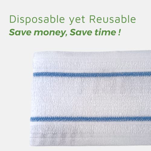 Flammi Semi-Disposable Microfiber Mop Pads Compatible with Shark S3101 S3250 S3251 SK410 SK435CO SK460 SK140 SK141 S1000 S1000A, 12 Pack