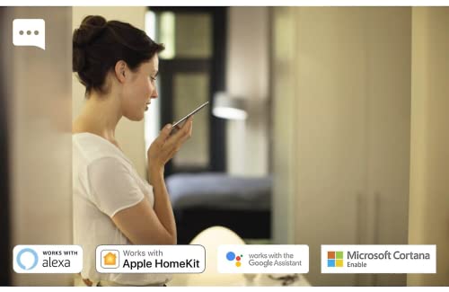 Philips Hue 4-Pack Soft White A19 E26 Dimmable Only Smart Bulb Starter Kit with Hub (Voice Compatible with Amazon Alexa, Apple Homekit and Google Home)