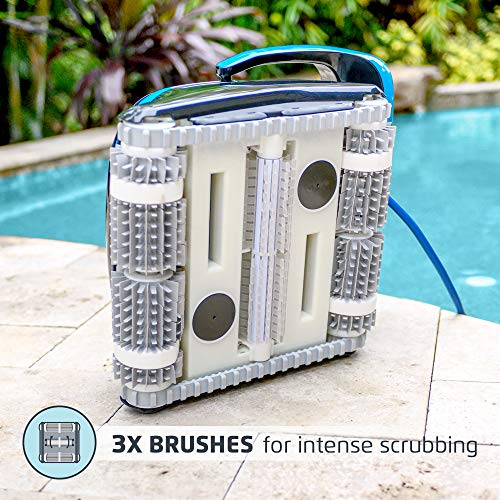Dolphin Nautilus CC Supreme WiFi Operated Robotic Pool [Vacuum] Cleaner - Ideal for In Ground Swimming Pools up to 50 Feet - Easy to Clean Top Load Filter Cartridges