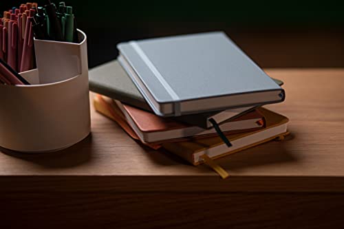 ANECDOTE. Lined Journal Notebook. Hard Cover, Ruled, Thick 100 gsm Paper, A5 size: 8.3 inches x 5.4 inches. Use for School, Office, Home or Business. (Evergreen)