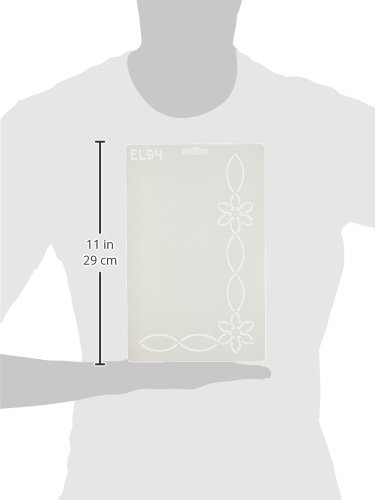 Quilting Creations Starflower Chain Border and Corner Quilt Stencil