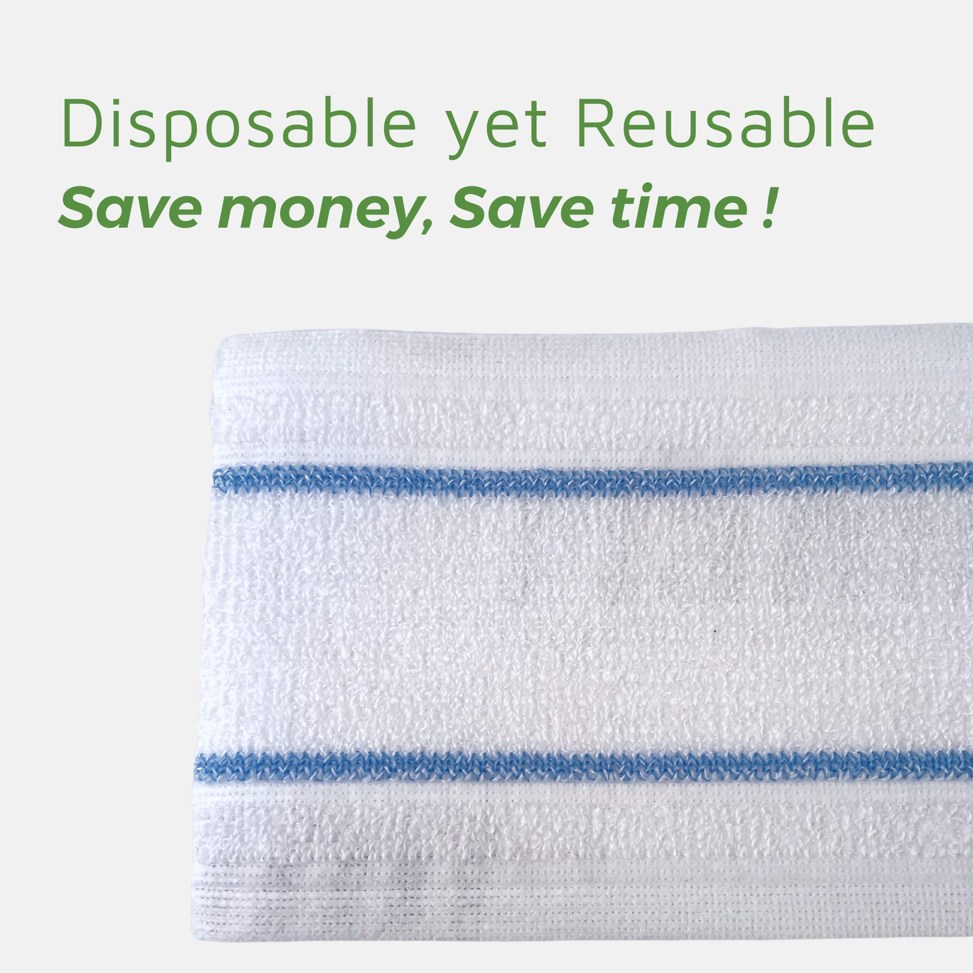 Flammi Semi-Disposable Microfiber Mop Pads Compatible with Shark S1000 S1000A S3250 S3251 S3101 SK410 SK435CO SK460 SK140 SK141, 30 Pack