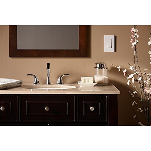 Lutron DV-600PR-WH Diva 600W Single Pole Preset Dimmer - White