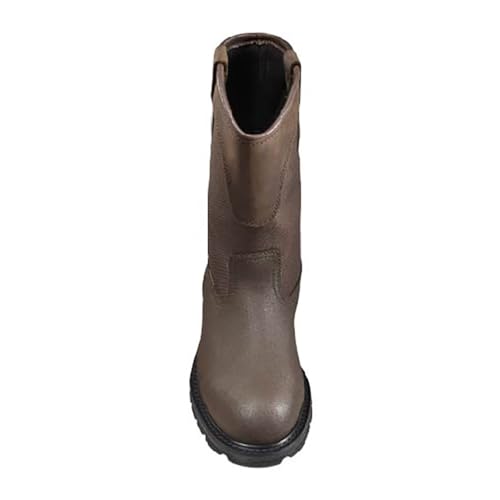 Carhartt Men's Heritage WP 11" Steel Toe Wellington, Crazy Horse Brown Oil Tan - 15 W